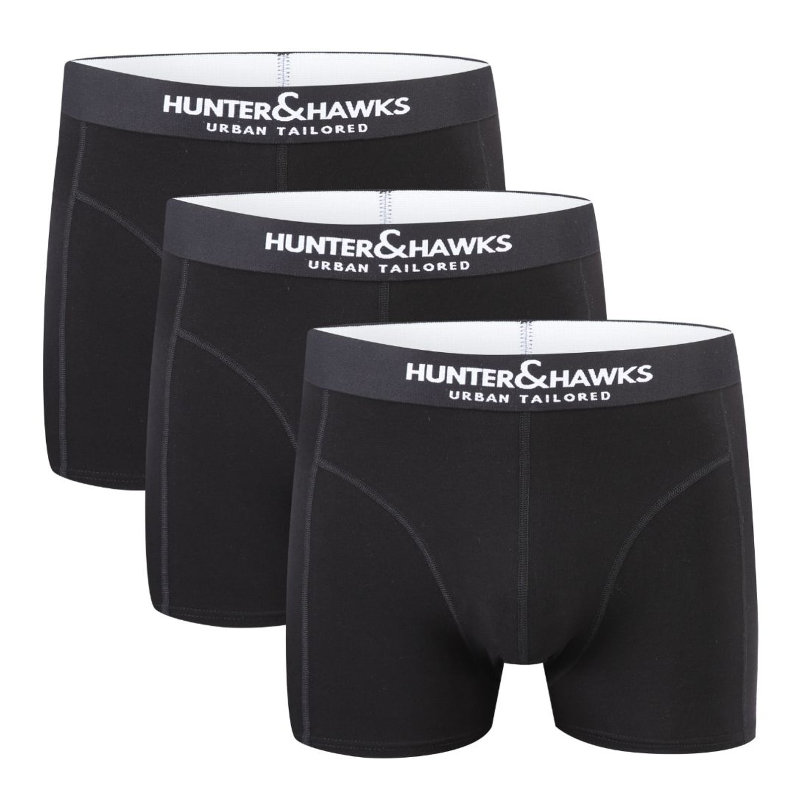 Black Cotton Boxers | Hunter&Hawks - Urban Tailored